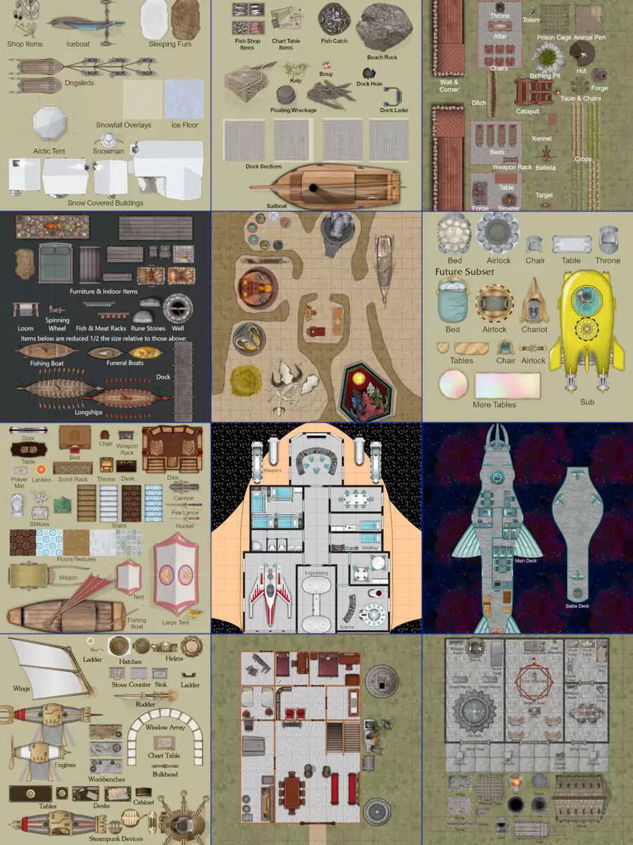 Worldographer 2022 Battlemat Map PNG Icons - Inkwell Ideas | Map Icon ...