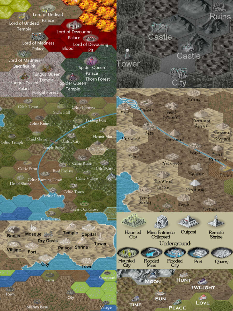 Worldographer 2023 Isometric World/Kingdom Map PNG Icons - Inkwell ...