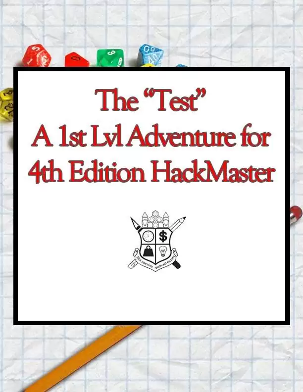 The "Test" - Frugal GM | HackMaster | DriveThruRPG