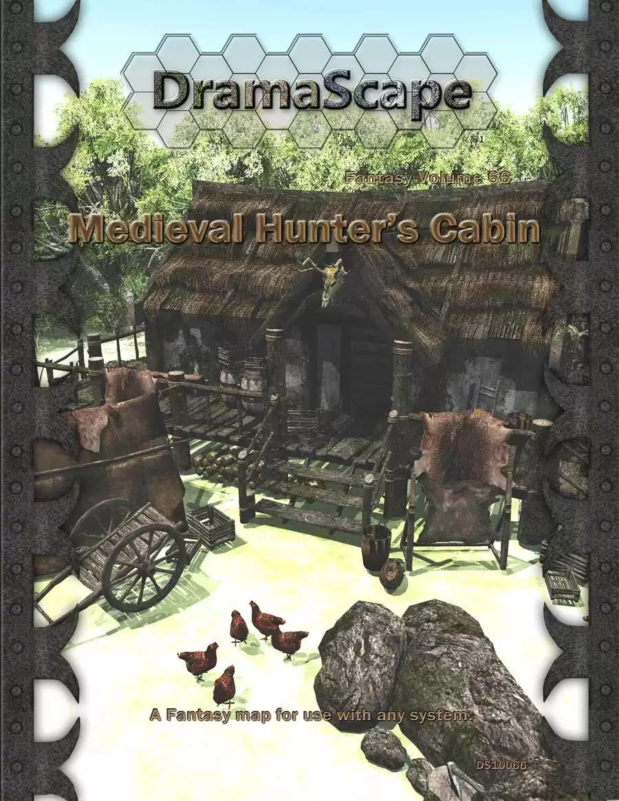 Medieval Hunter's Cabin - DramaScape | Fantasy | DriveThruRPG