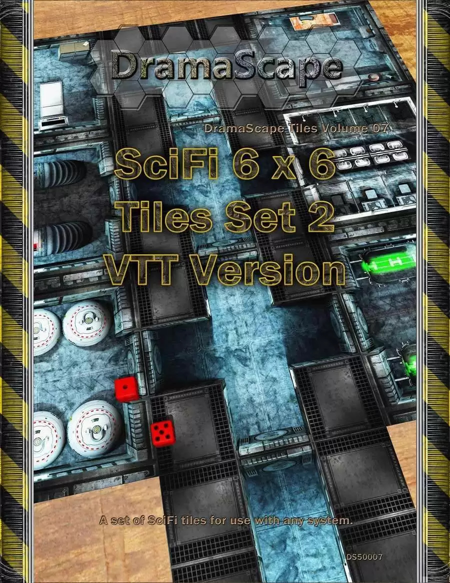 SciFi 6 x 6 Tiles Set 02 VTT Version - DramaScape | SciFi | 6 x 6 Tiles ...