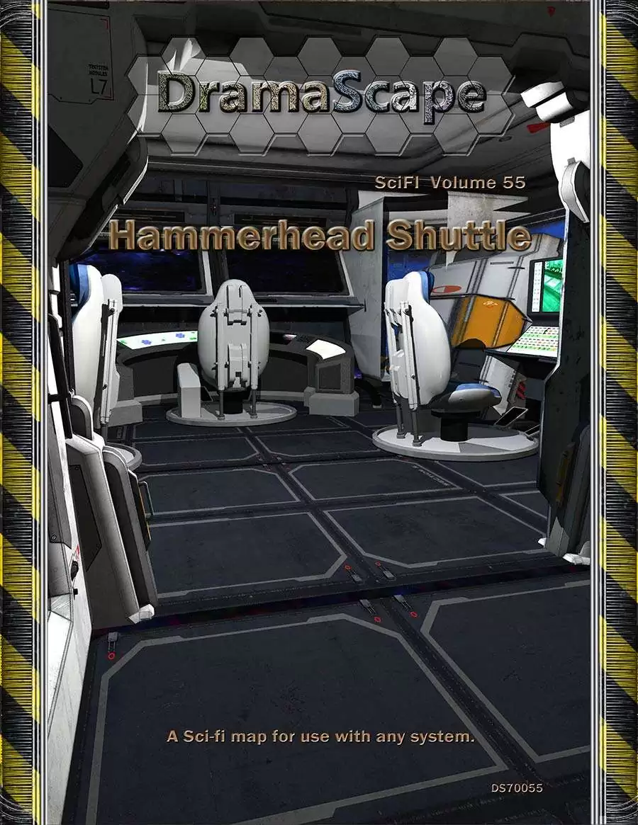 Hammerhead Shuttle - DramaScape | SciFi | DriveThruRPG