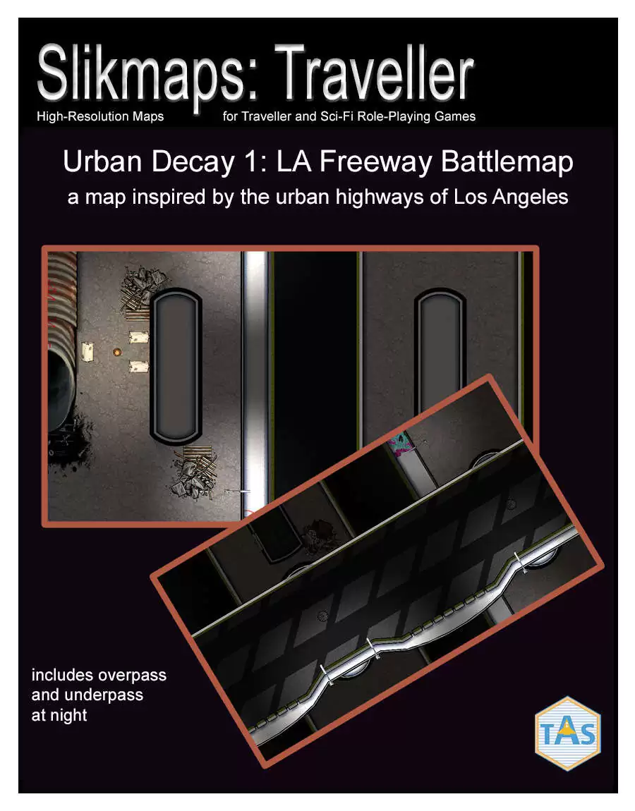 Urban Battlemap #1 LA Freeway - Mongoose | Travellers' Aid Society ...