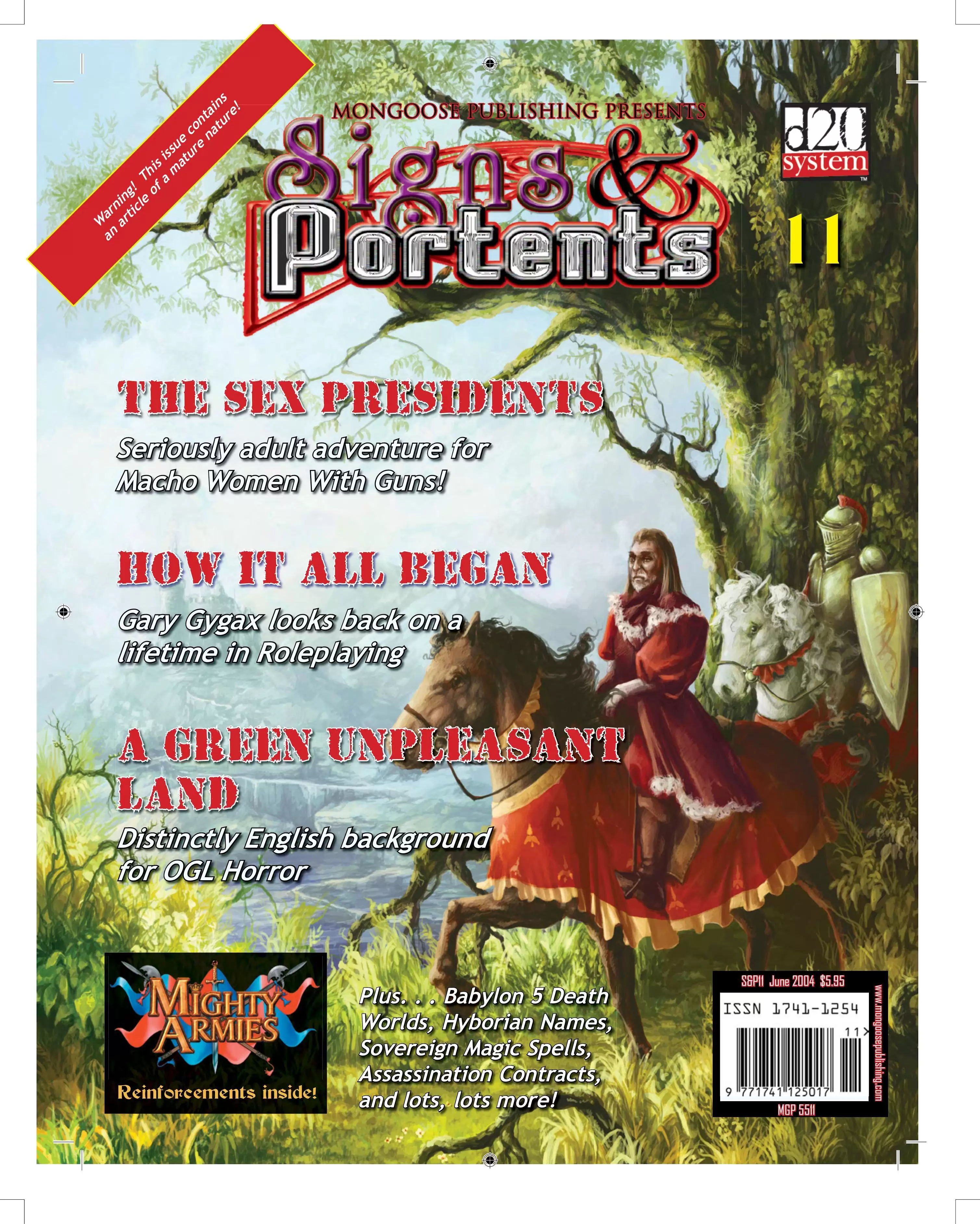 Signs & Portents - Issue 11 - Mongoose | Signs and Portents | DriveThruRPG