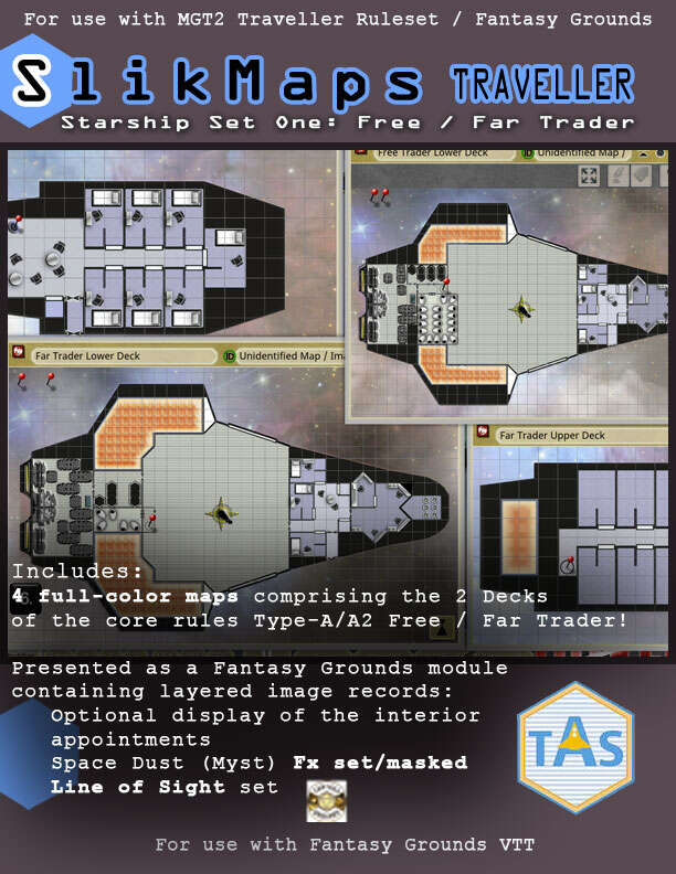 SlikMaps Traveller Type A / A2 Free & Far Trader for Fantasy Grounds ...