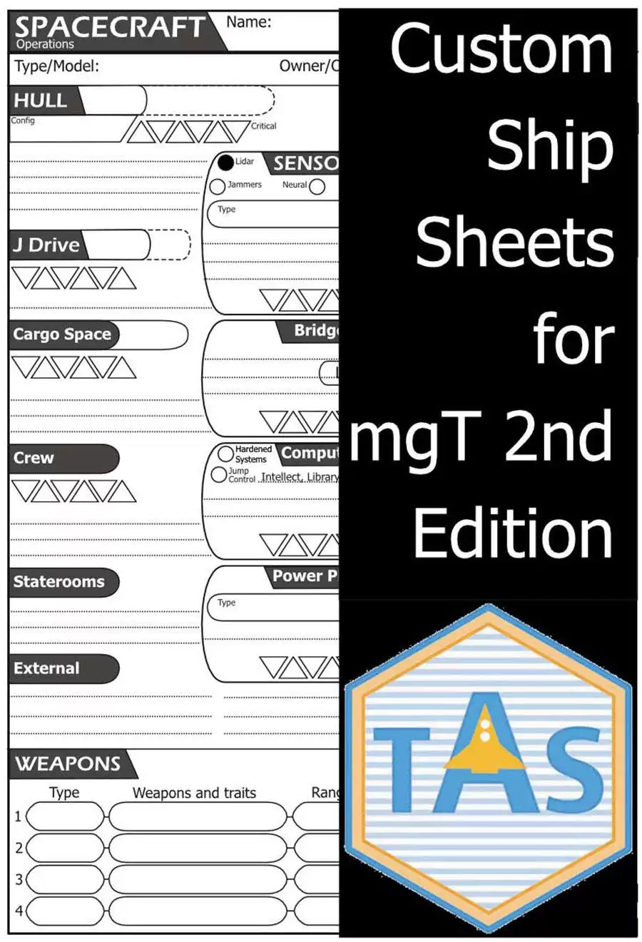 MG Traveller 2nd Edition Custom Ship Sheets - Mongoose | Travellers' Aid Society | Valorin ...