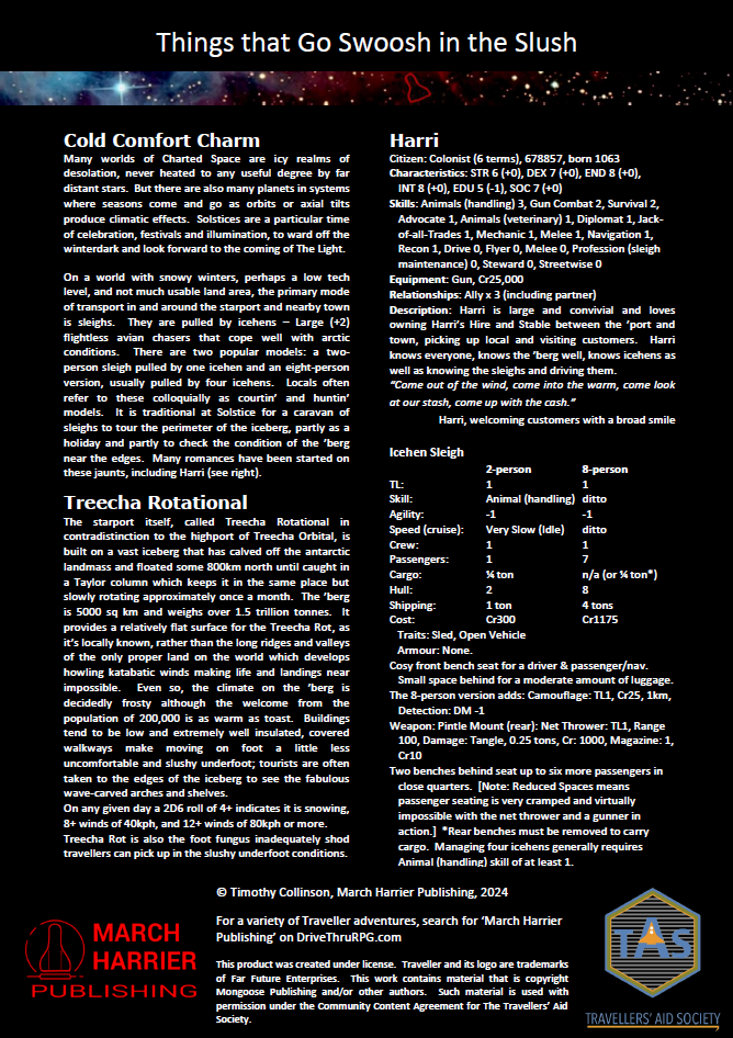 Things That Go Swoosh in the Slush - Mongoose | Travellers' Aid Society ...