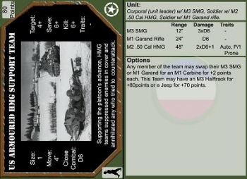 BF Evo: World at War - US Armoured Infantry Cards - Mongoose ...