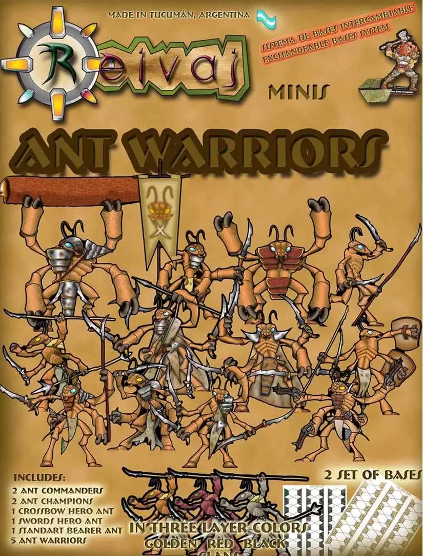 Ant Warriors - Reivaj Minis | DriveThruRPG