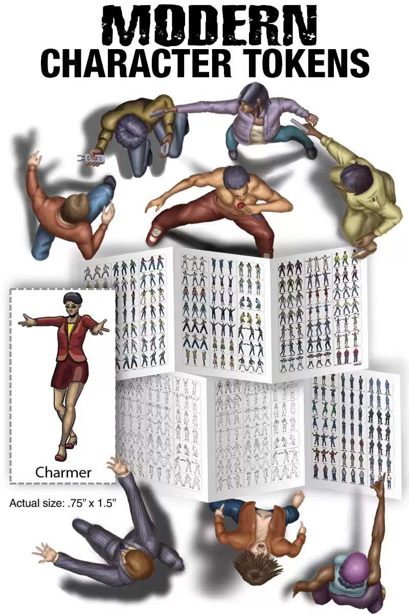Modern Character Tokens - paNik productions | DriveThruRPG