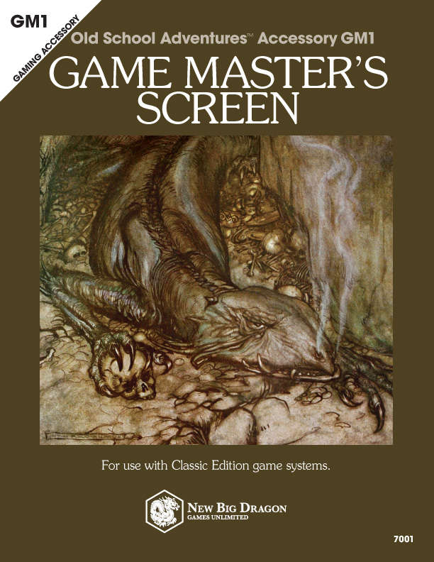 GM1a Game Master's Screen - New Big Dragon Games Unlimited | DriveThruRPG