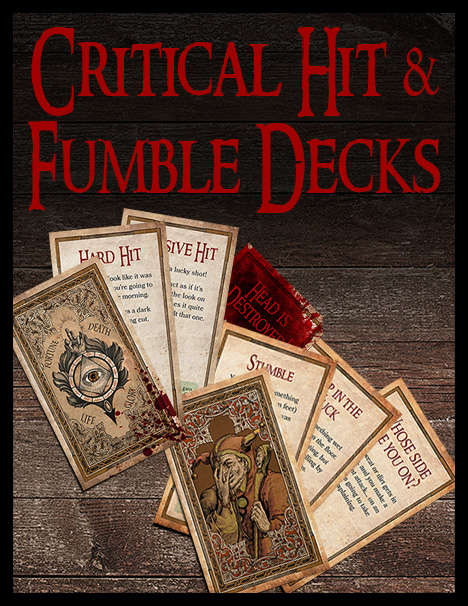 Critical Hit and Fumble Decks [BUNDLE] - Critical Hit Publishing ...