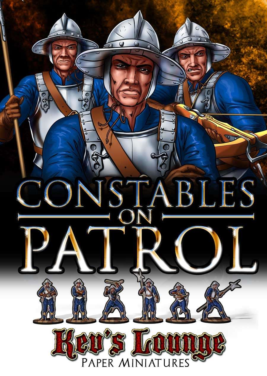 Kev's Lounge Paper Minis: Constables on Patrol - Kev's Lounge | Kev's ...