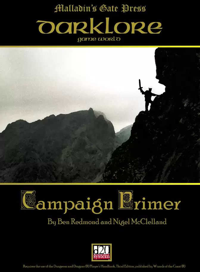 DarkLore Campaign Primer - The Black Orifice | D20 Fantasy | DriveThruRPG