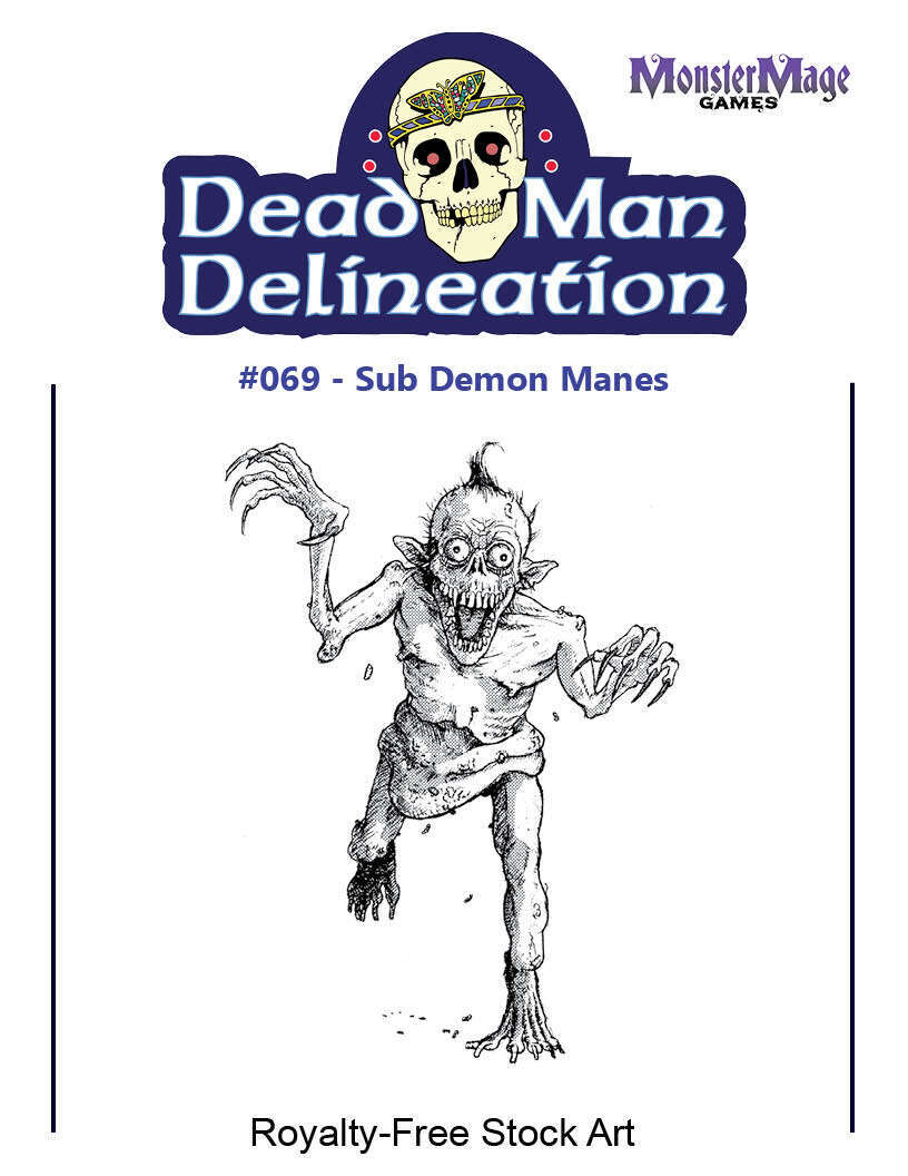 Dead Man Delineation 069 - Sub Demon Manes - Monster Mage Games | Stock ...