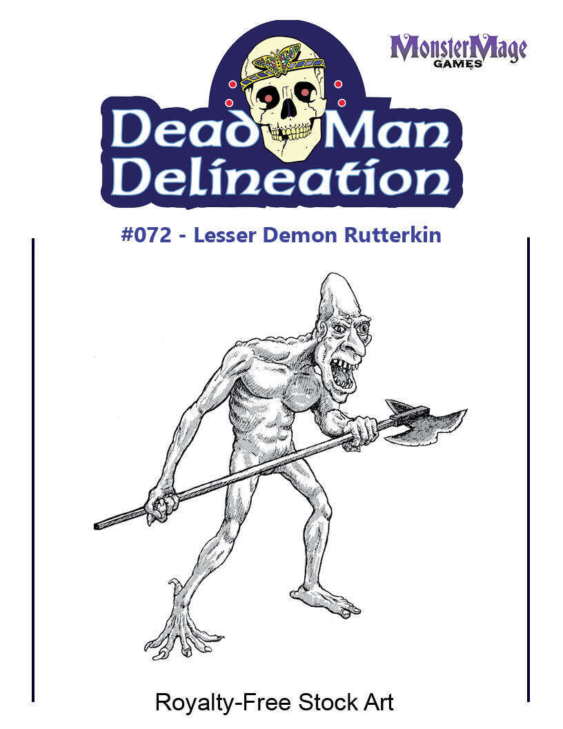 Dead Man Delineation 072 - Lesser Demon Rutterkin - Monster Mage Games ...