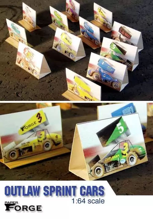Outlaw Sprint Cars - Paper Forge | Modern Vehicles | DriveThruRPG