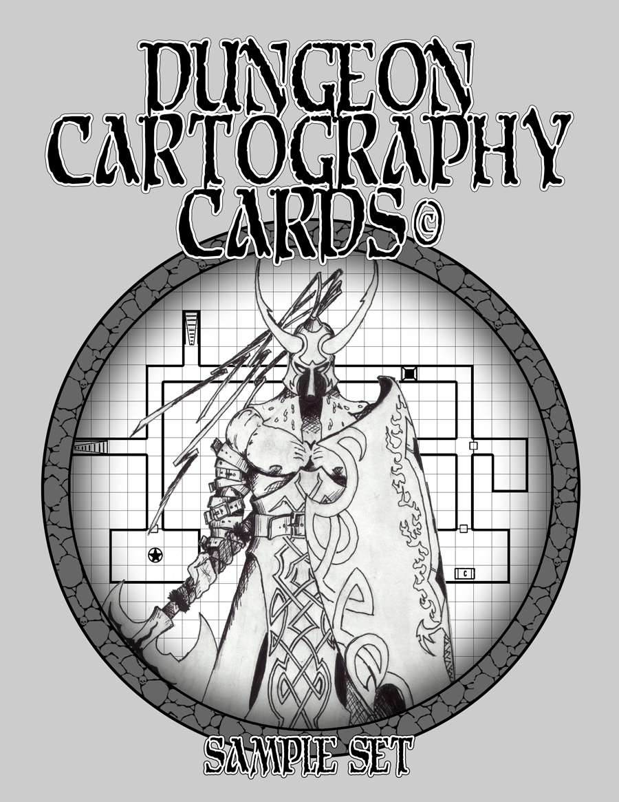 Dungeon Cartography Cards Sample Set - UnderCity Games | DriveThruRPG