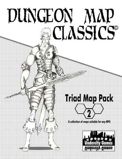 Dungeon Map Classics Triad Map Pack 2 - UnderCity Games | DriveThruRPG