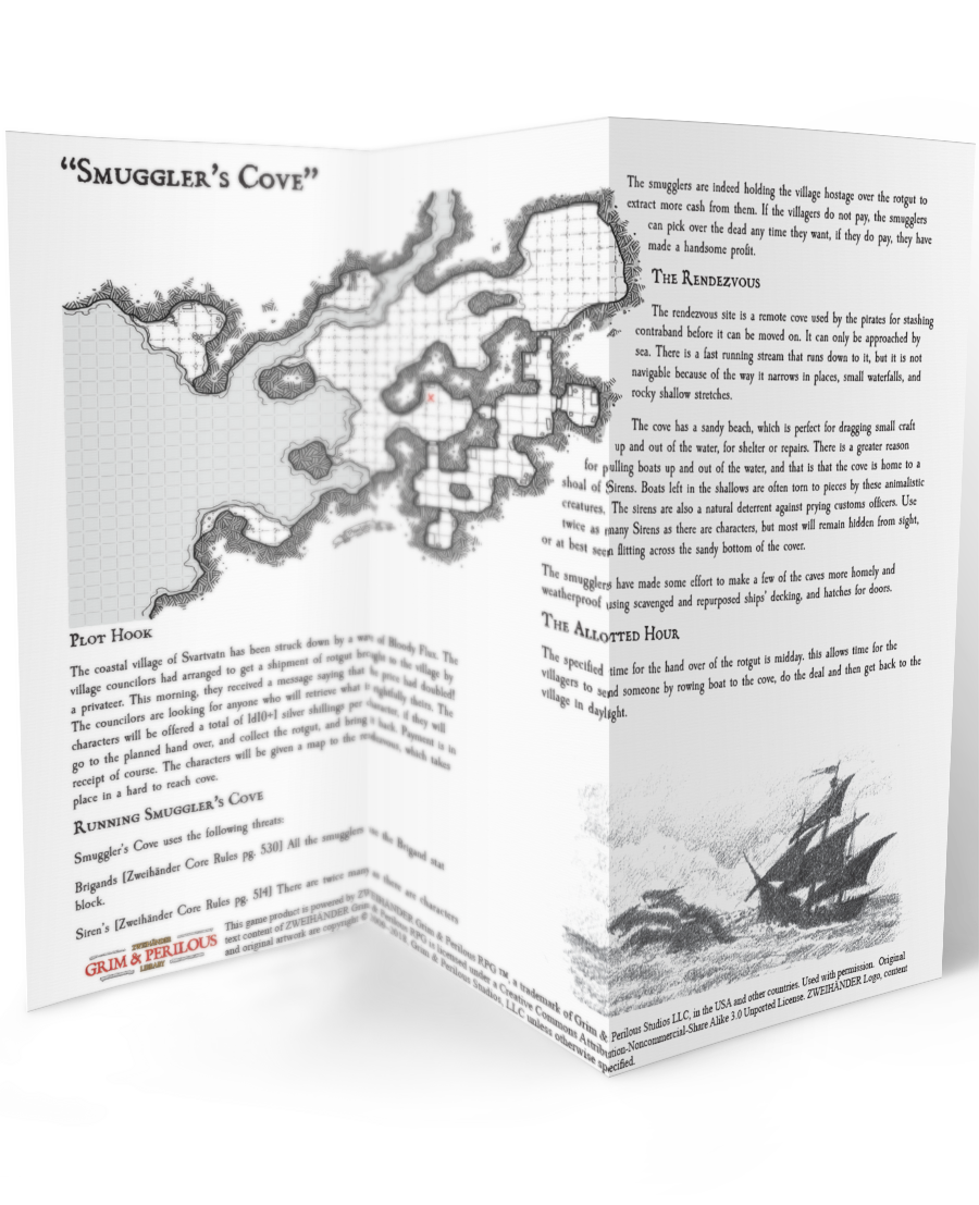 Smuggler's Cove - Adventure for Zweihander RPG - ZWEIHANDER Games ...