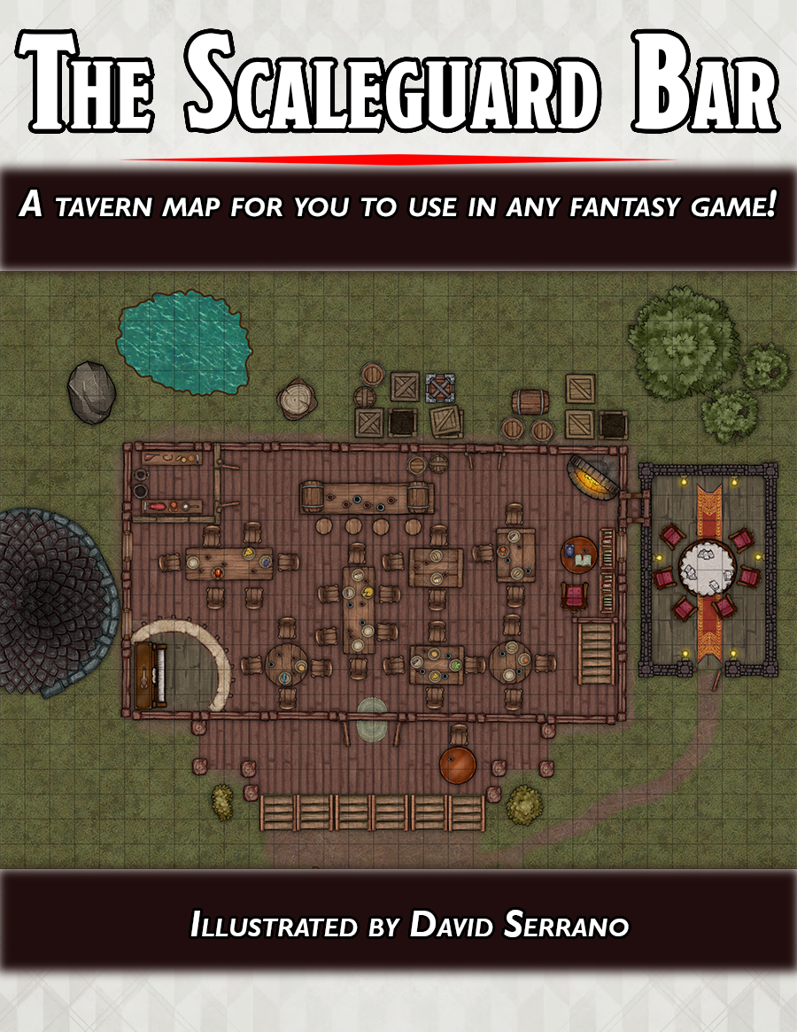 The Scaleguard Bar - Map - ZWEIHANDER Games | DriveThruRPG