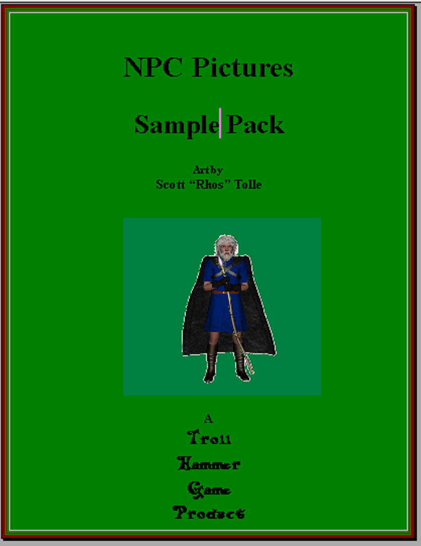 NPC Pics - sample pack - Troll Hammer Games | DriveThruRPG