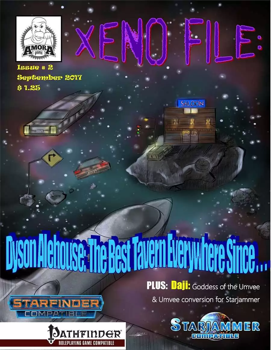 Xeno File Issue 2: Dyson Alehouse (Starfinder) - Amora Game | Xeno File | DriveThruRPG