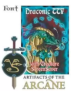 AOTA-TTF - Draconic Font - V Shane | DriveThruRPG