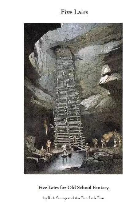 Five Lairs - Harbinger Games | Old School Supplements | DriveThruRPG