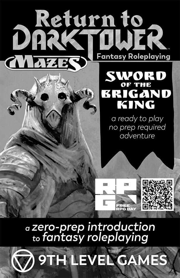 Return to Dark Tower Zero Prep Introduction to Fantasy Roleplaying ...