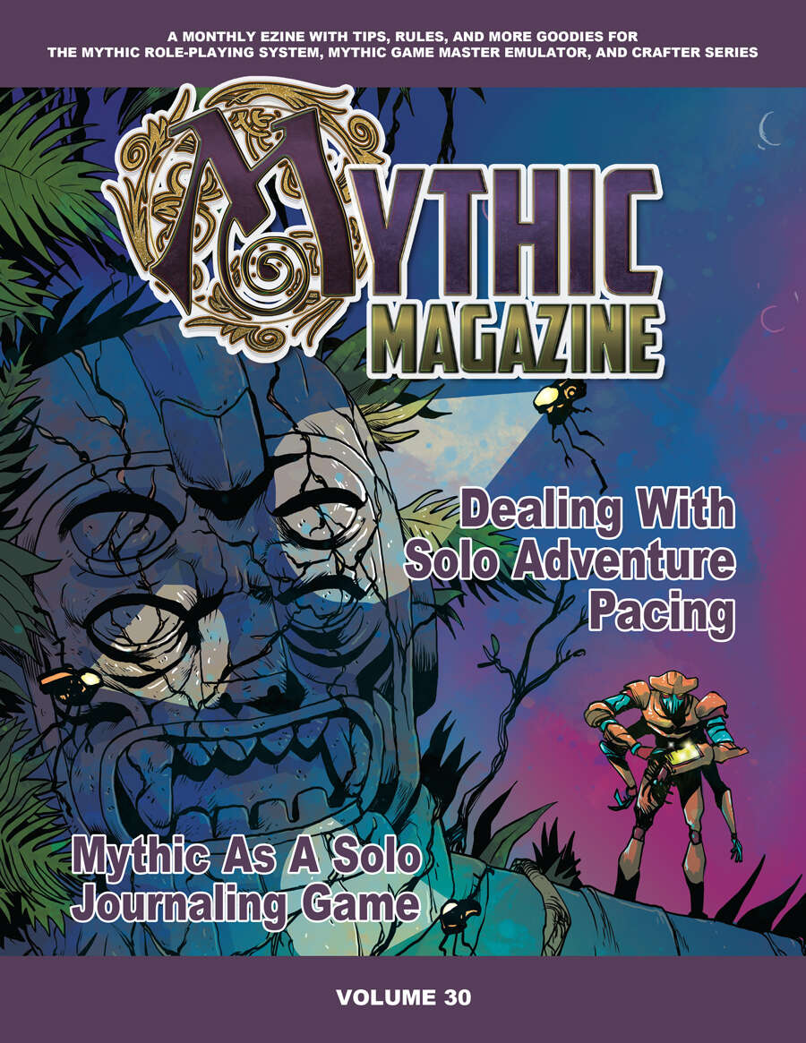 Mythic Magazine Volume 30 - Word Mill Games | Mythic Magazine | DriveThruRPG