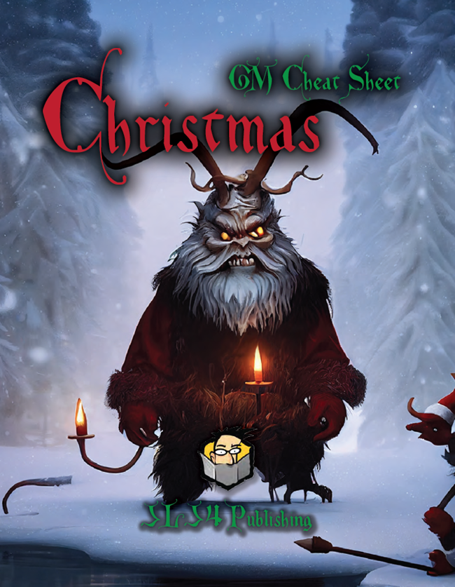 GM Cheat Sheet: Christmas Room 5 Room Dungeon Generator - Roleplaying ...