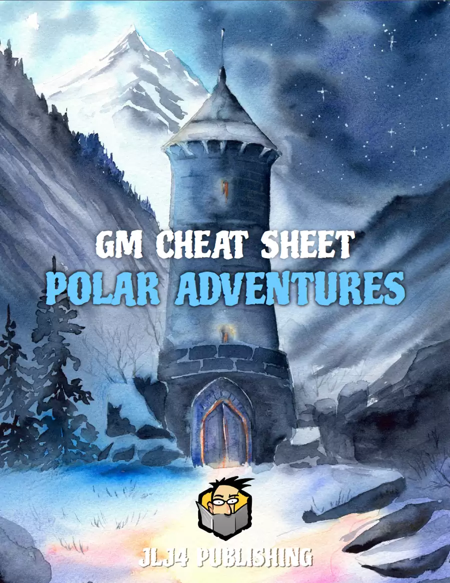 GM Cheat Sheet: Polar Adventures - Roleplaying Tips Publishing | DriveThruRPG