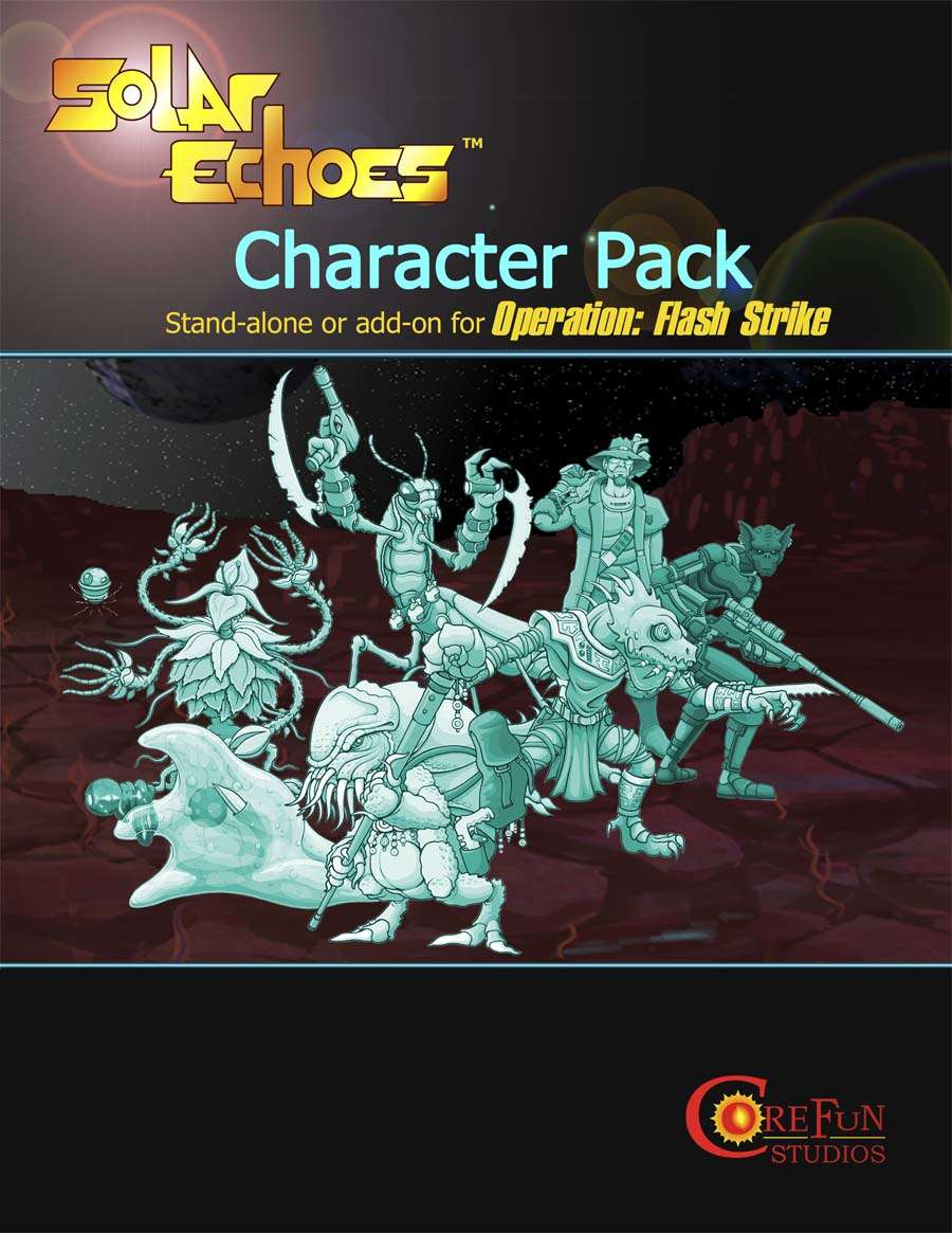 Solar Echoes Character Pack - Corefun Studios, LLC | DriveThruRPG