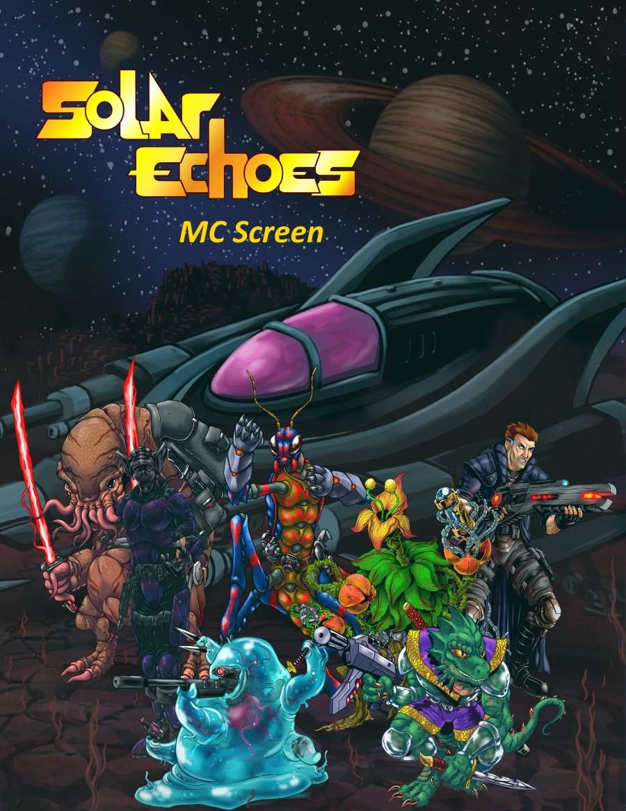 Solar Echoes GM Screen - Corefun Studios, LLC | DriveThruRPG