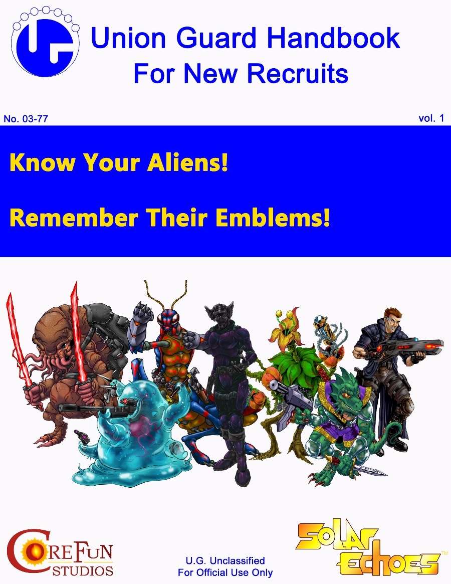 Solar Echoes Union Guard Handbook - Corefun Studios, LLC | DriveThruRPG