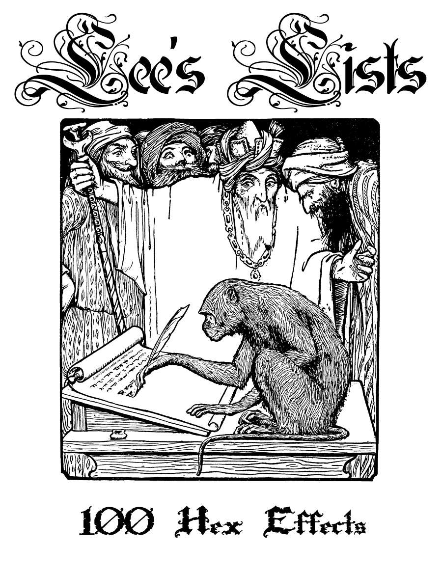100 Hex Effects - Lee's Lists | Lee's Lists | Occult | Top 100 ...
