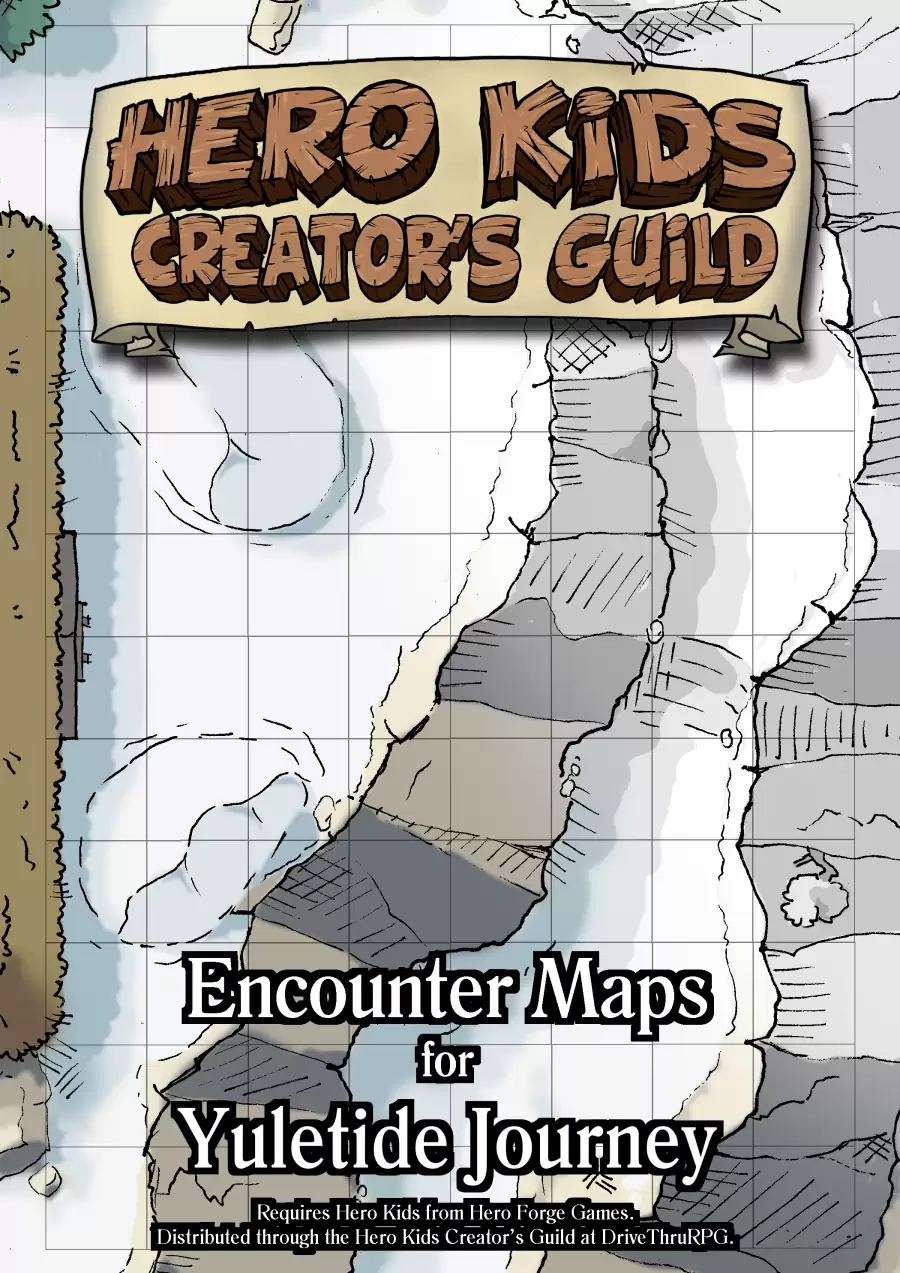 Encounter Maps - Yuletide Journey - Hero Forge Games | Hero Kids Creator's Guild | DriveThruRPG