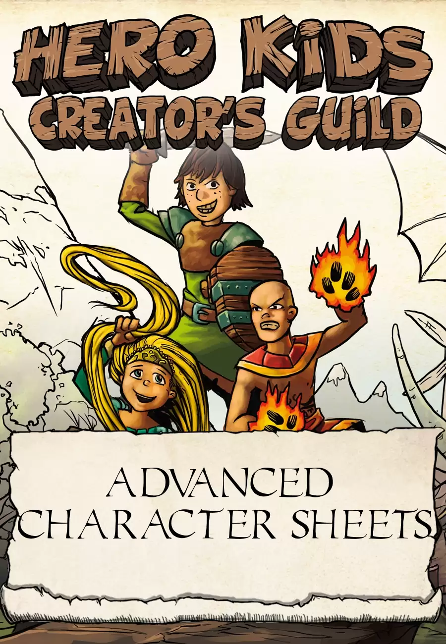 Hero Kids - advanced character sheet - Hero Forge Games | Hero Kids ...
