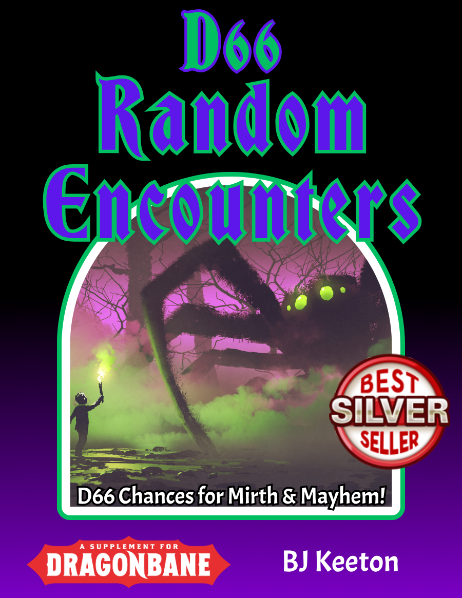 D66 Random Encounters for Dragonbane / Drakar och Demoner - B.J. Keeton ...