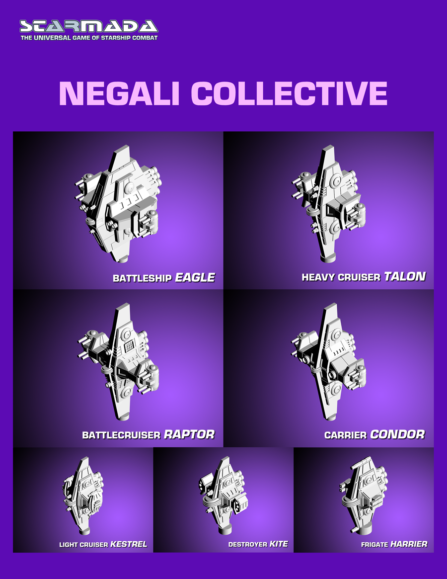 Negali Collective Fleet Pack - Majestic Twelve Games | Starmada ...