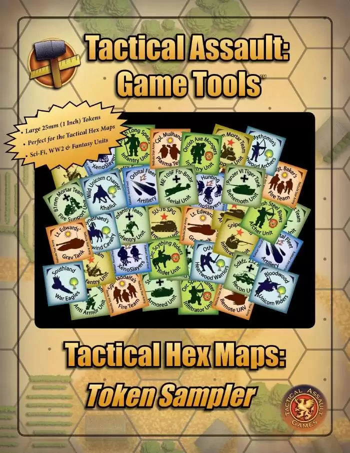 Tactical Hex Map-Token Sampler - Tactical Assault Games | Tactical ...
