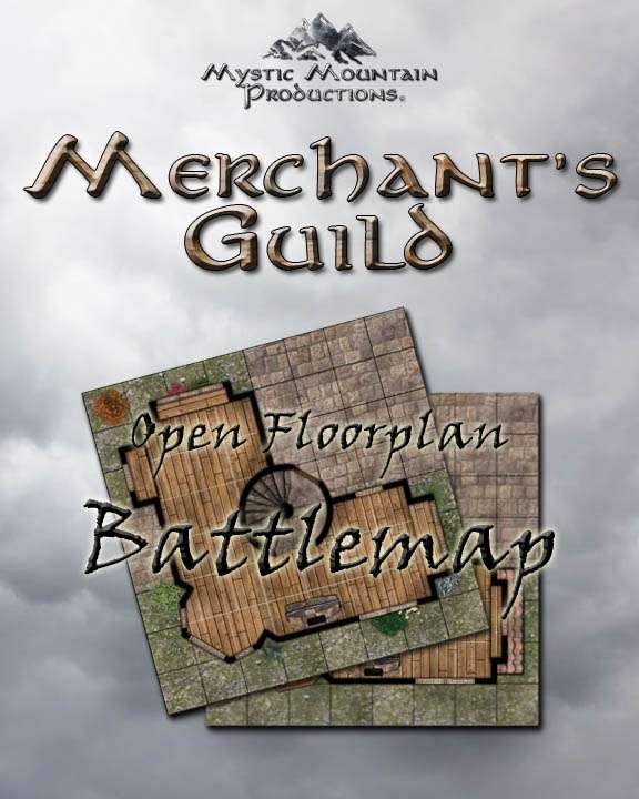 Battlemap - Merchant's Guild - Mystic Mountain Productions | DriveThruRPG
