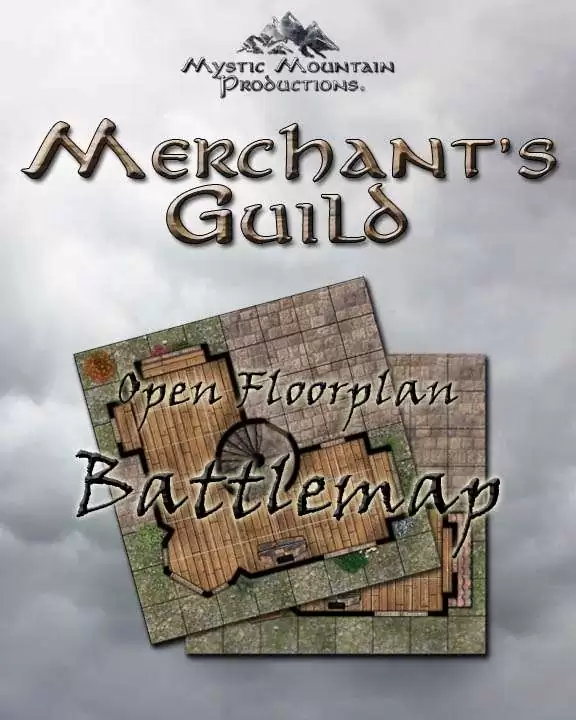 Battlemap - Merchant's Guild - Mystic Mountain Productions | DriveThruRPG