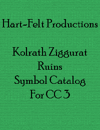 Kolrath Ziggurat Symbols Catalog for CC3 - Hart-Felt Productions ...