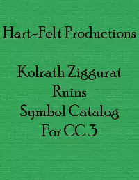 Kolrath Ziggurat Symbols Catalog for CC3 - Hart-Felt Productions ...