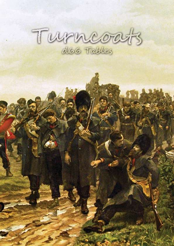 Turncoats d66 Tables - Newstand Press | Recruited - Military Games ...