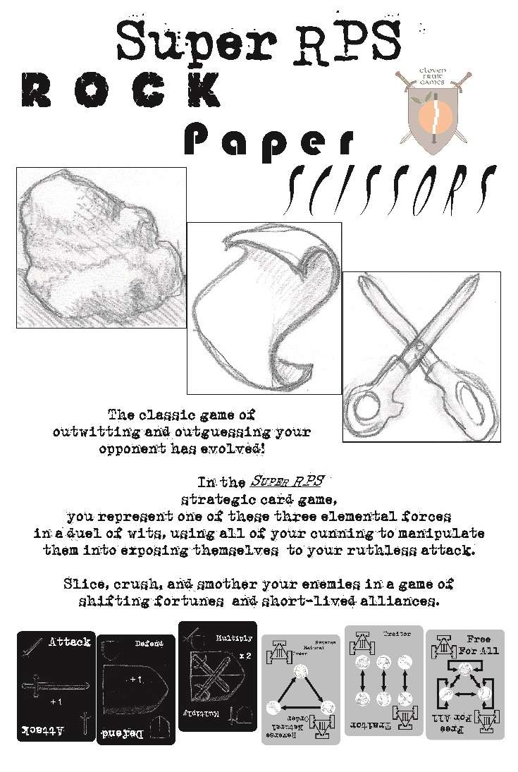 Super RPS Poster - Cloven Fruit Games | DriveThruRPG