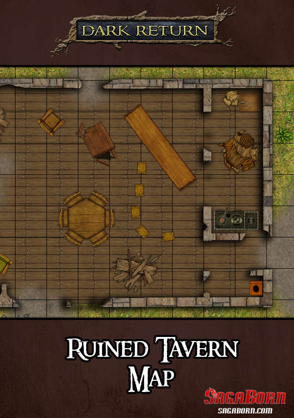 Map - Ruined Tavern - Lone Wanderer Entertainment | SagaBorn Maps ...