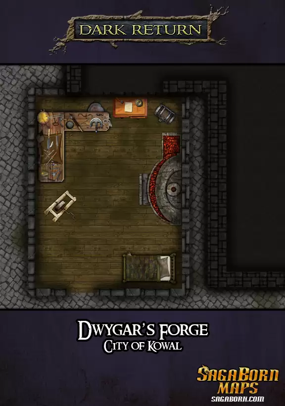 Map - Dwygar's Forge Blacksmith Shop; City of Kowal - Lone Wanderer ...